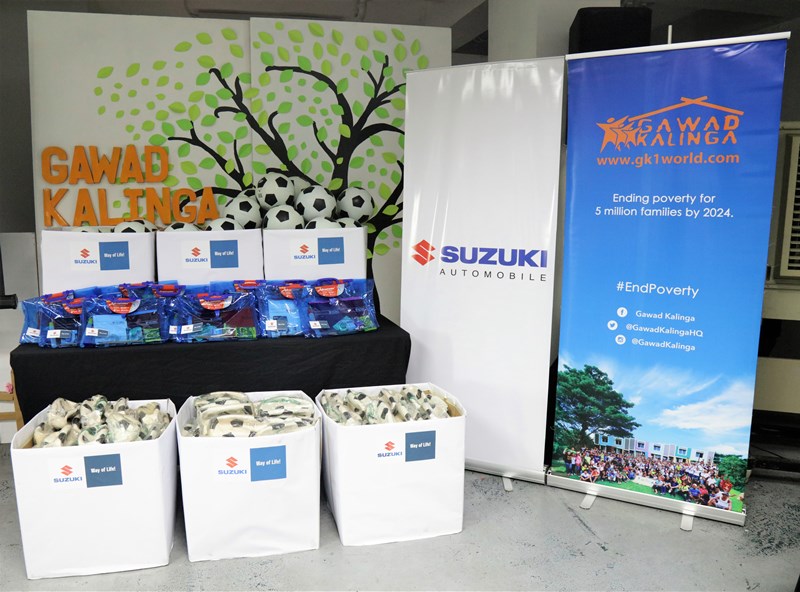 Suzuki PH supports Gawad Kalinga SipaG program