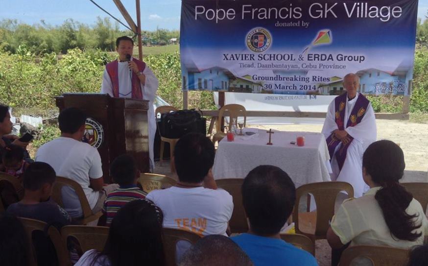 The Pope Francis GK Village for 45 Families Breaks Ground in Cebu